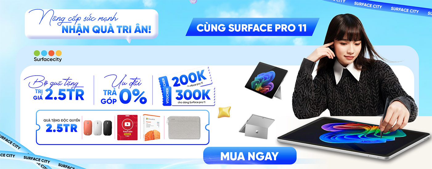 SURFACECITY - Hệ thống bán lẻ Surface, phụ kiện Microsoft chính hãng
