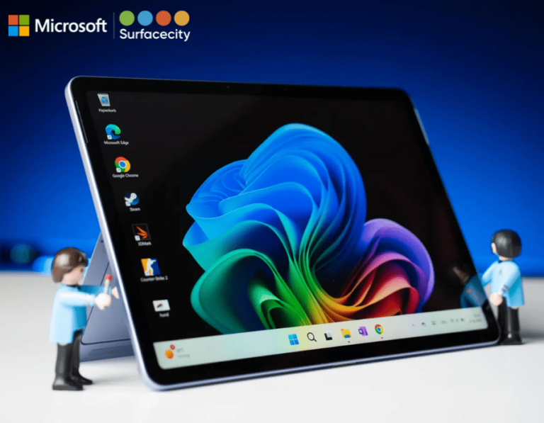 Surface Pro 12 inch ( Platinum + Violet + Ocean ) Snapdragon X Plus (8 ...