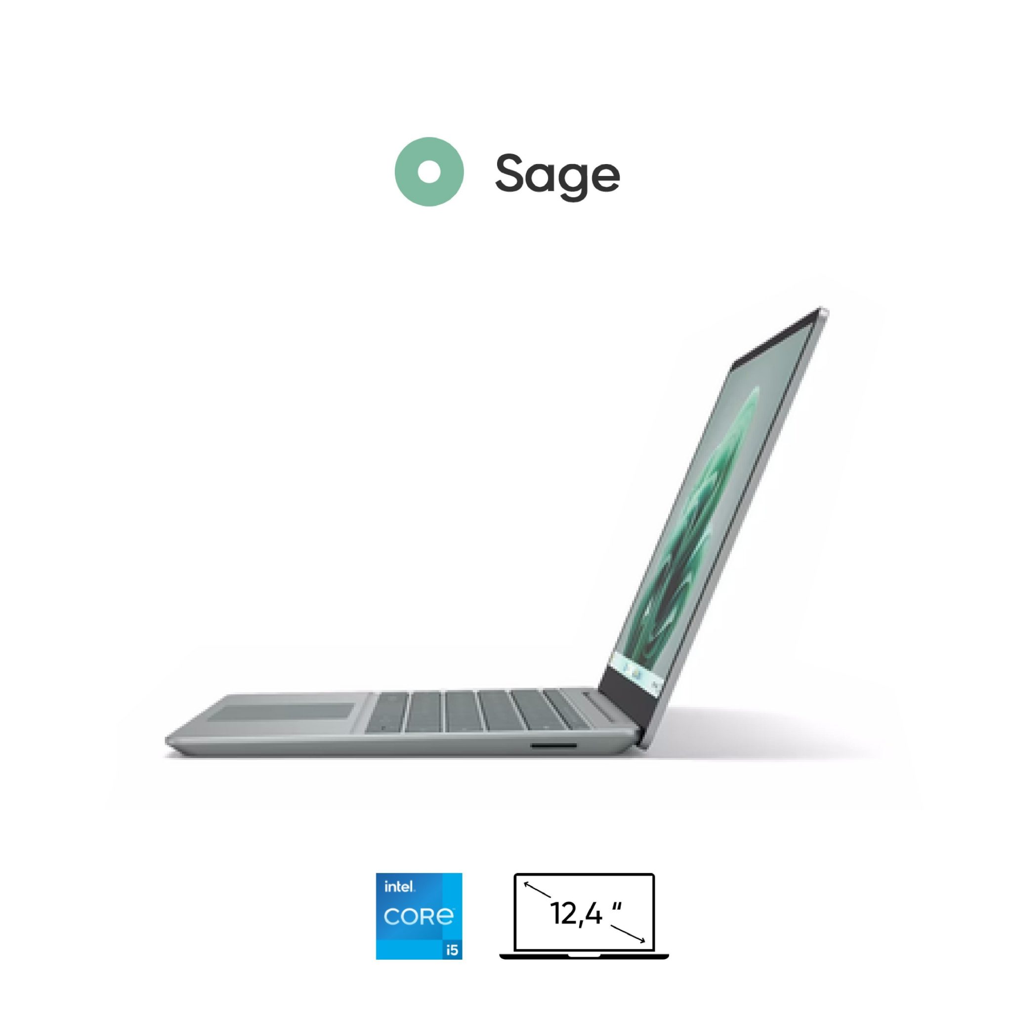 Surface Laptop Go 3 Sage Intel Core I5/8GB/256GB(Newseal) - Surfacecity.vn